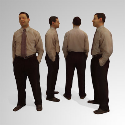 people casual 3d model