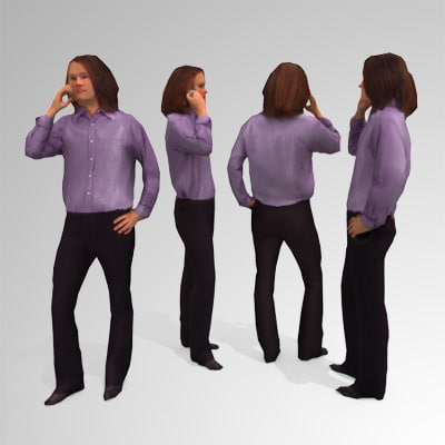 people casual 3d model
