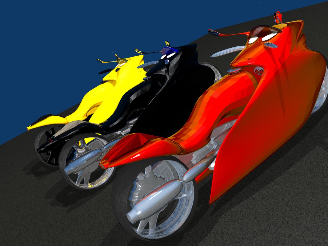 Motorcycle Blender Models for Download | TurboSquid