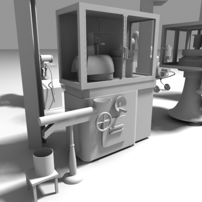 3d model pharmaceutical machinery