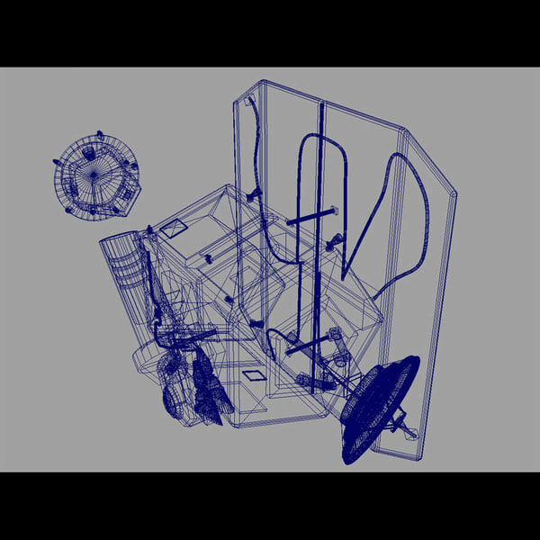 3d nasa deep impact probe