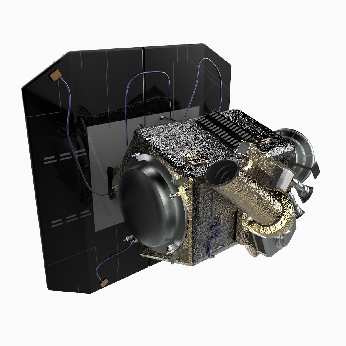 3d nasa deep impact probe