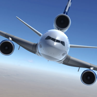 md-11 klm 3d model