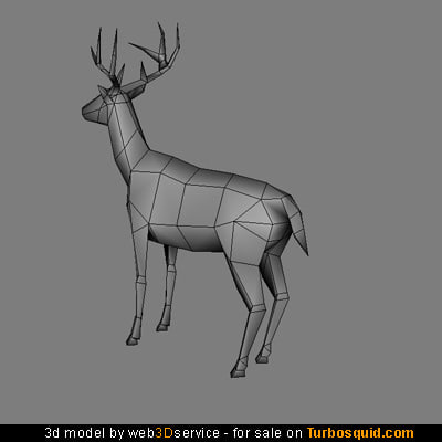 maya deer real time