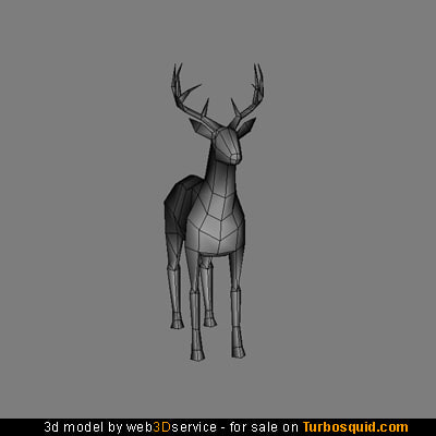 maya deer real time