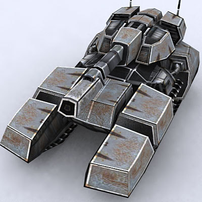 3d model sci-fi jeep