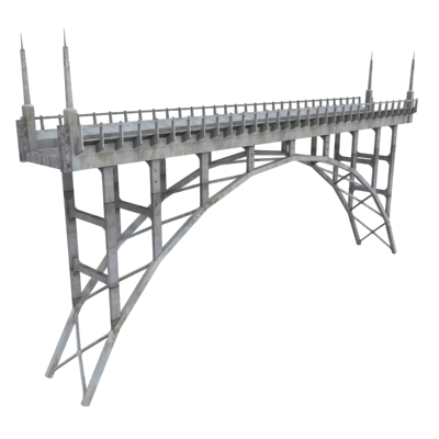 arch bridge 3d model