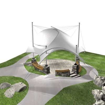 bandshell 3d model