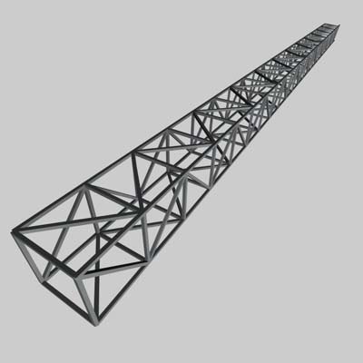 3d steel truss