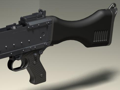 fn mag58 machine gun 3d model