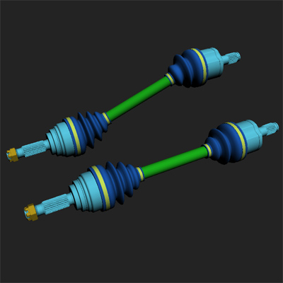 3d model cv joint