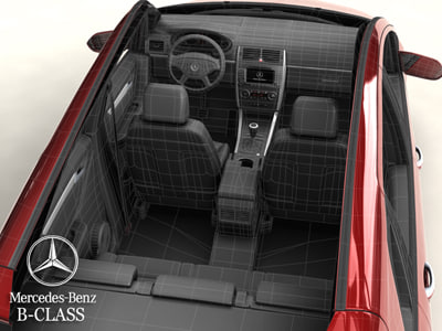 car interior 3d model