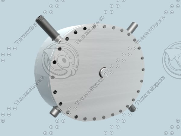 quasiturbine engine 3d model