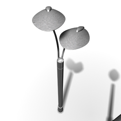 3d model street lamp post