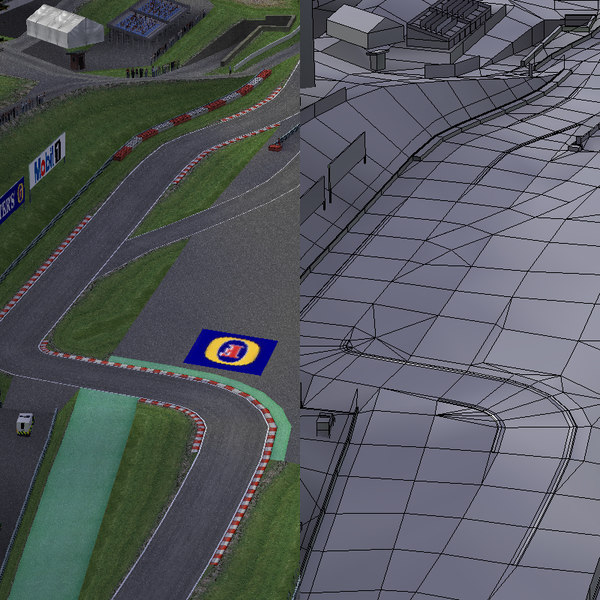 track spa francorchamps 3d model