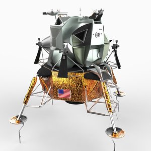 3d mariner 2 spacecraft model
