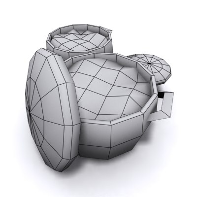 3d massive gladiator training camp model