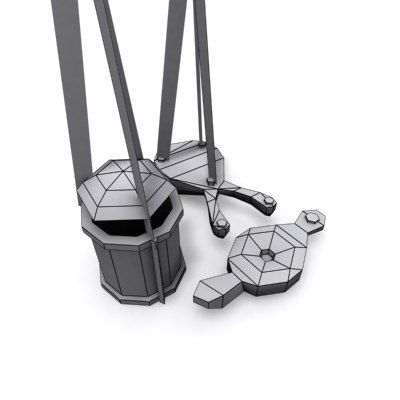 3d massive gladiator training camp model