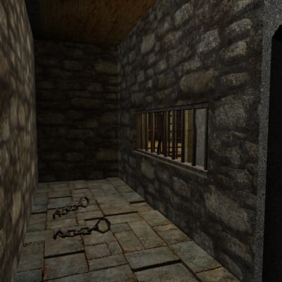 3d massive gladiator training camp model