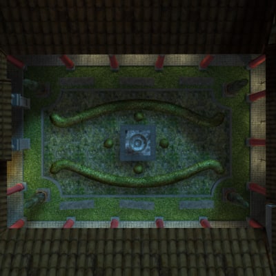 3d massive gladiator training camp model