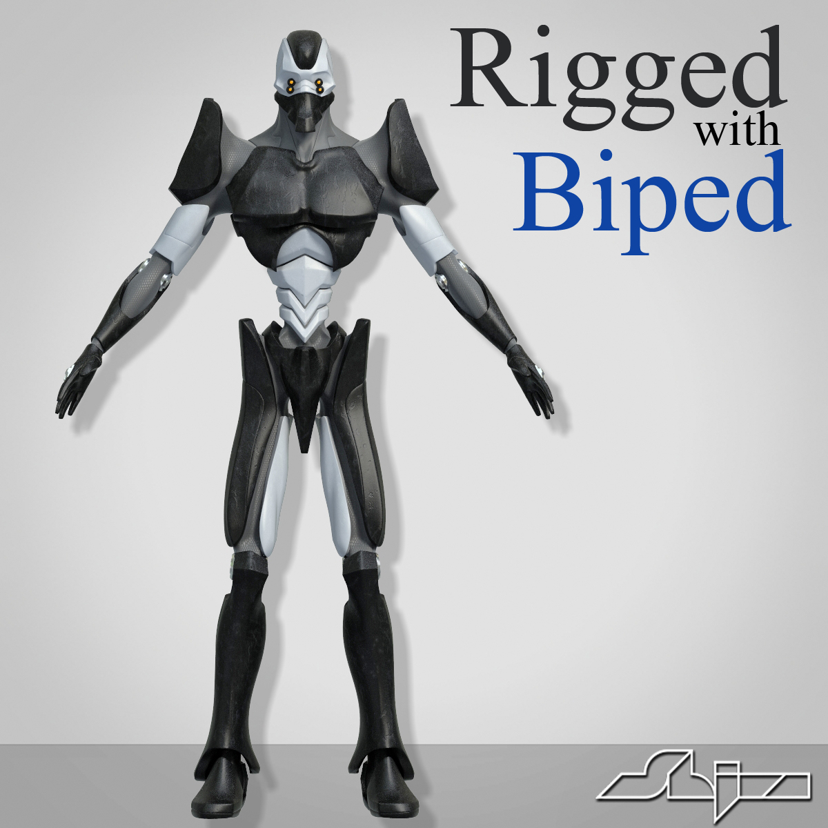 3d robot biped