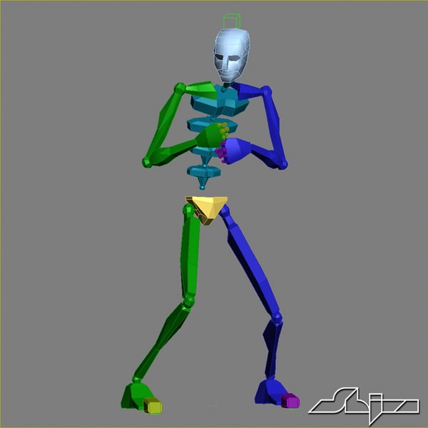 3d robot biped