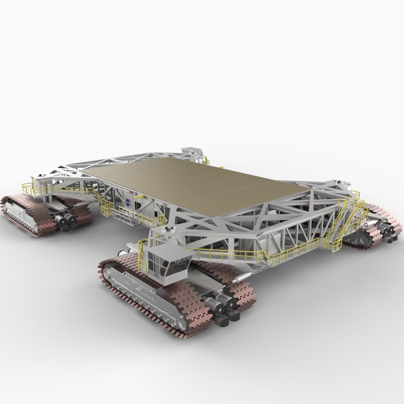 nasa crawler transporter vehicle 3d model