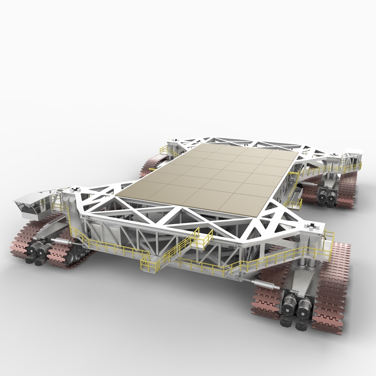 nasa crawler transporter vehicle 3d model