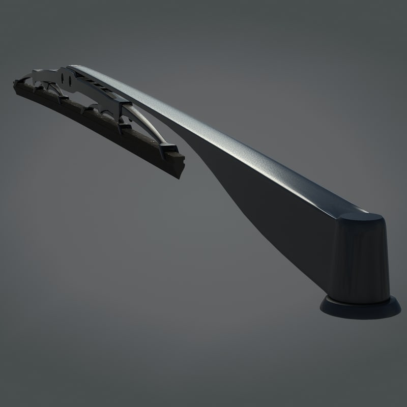 wiper car 3d max