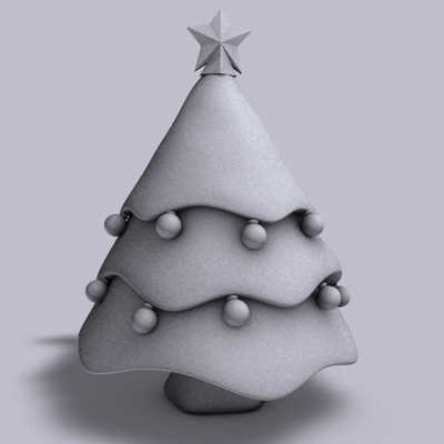 3d model christmas tree
