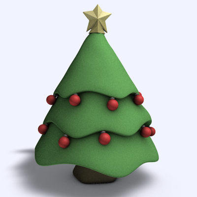 3d model christmas tree