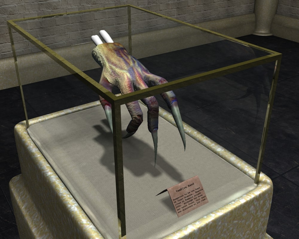 3d vampire hand model