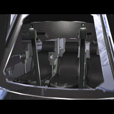 apollo orbiter command module 3d model