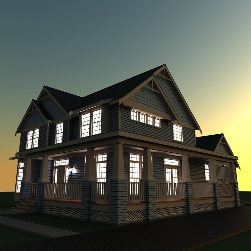 3d model story house