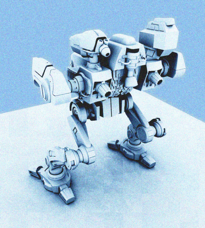 free mech 3d model