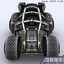3d model sci-fi jeep