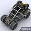 3d model sci-fi jeep