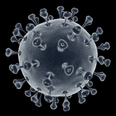 hiv aids virus cell 3d model