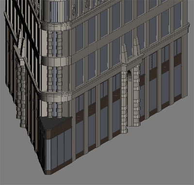 flatiron building 3d model