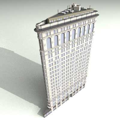 flatiron building 3d model