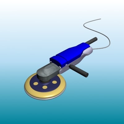 3d model sander tool