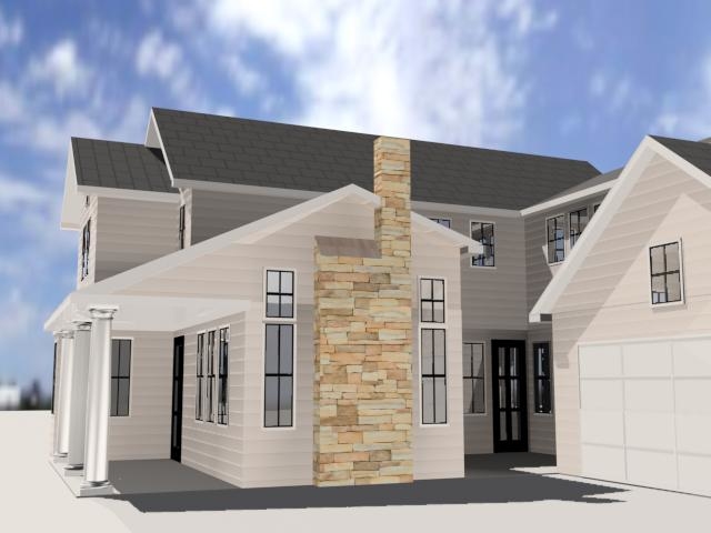 3d model style house