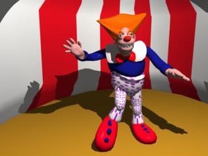 Low Poly Clown 3D Models for Download | TurboSquid