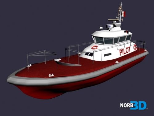 pilot boat 3d 3ds