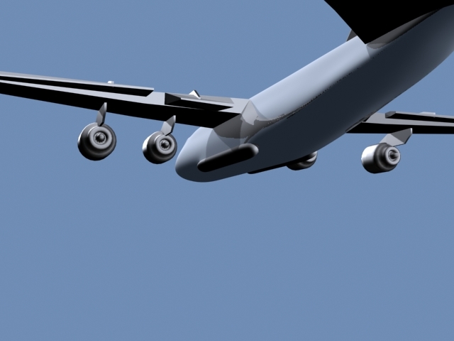 3d model an-124 plane