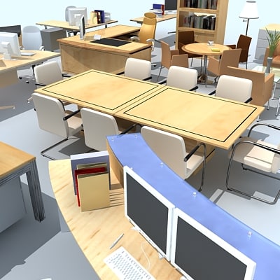 office furniture 3d model