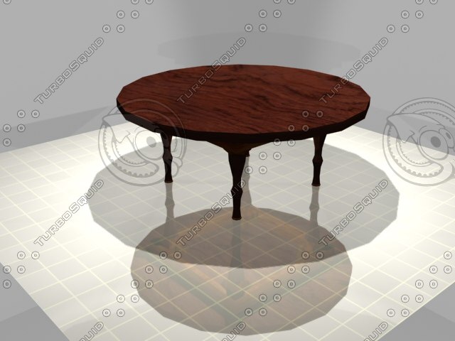 3ds max table