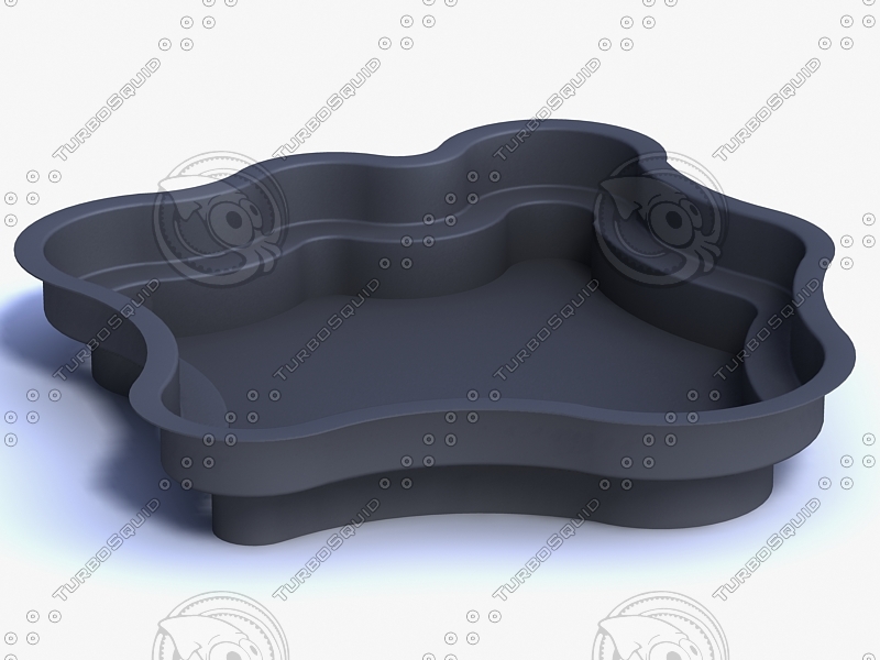fiberglass ornamental fish pond 3d max