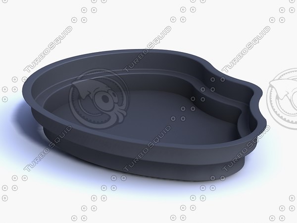 3d ornamental fishpond pool fish