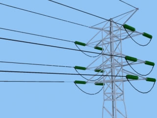 electric tower 3d model